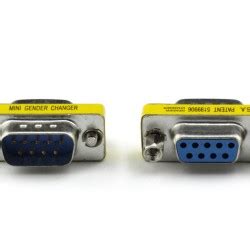 Jual Gender Konektor RS232 SERIAL DB9 Male To Female 9 Pin Adapter Jakarta Pusat Edgecom