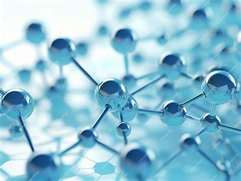 Premium Photo Hydrated Chemicals Molecular Structure Under Microscope