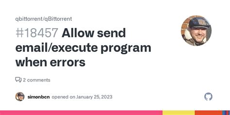 allow send email execute program when errors · issue 18457