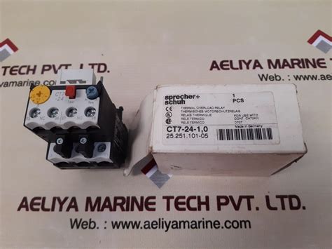 Sprecher Schuh Ct7 24 1 0 Thermal Overload Relay Aeliya Marine Tech