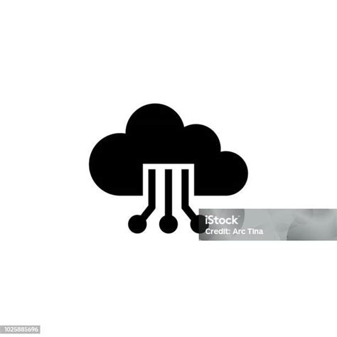 클라우드 Iot 가지 평면 벡터 아이콘의 인터넷 0명에 대한 스톡 벡터 아트 및 기타 이미지 0명 개념 검은색 Istock