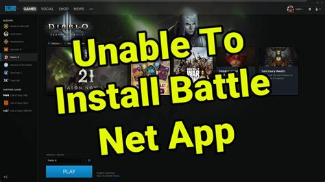 Unable To Install Battle Net App In Windows