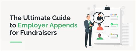 The Ultimate Guide To Employer Appends For Fundraisers
