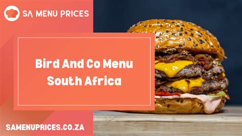 Mcdonalds Menu With Prices South Africa South Africa Menu Prices