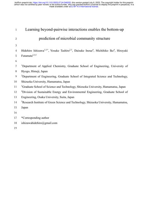 Pdf Learning Beyond Pairwise Interactions Enables The Bottom Up