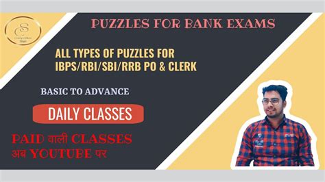 PUZZLES FOR BANKING EXAMS BASIC TO ADVANCE DAILY PUZZLE CLASS DAY IBPS SBI RRB