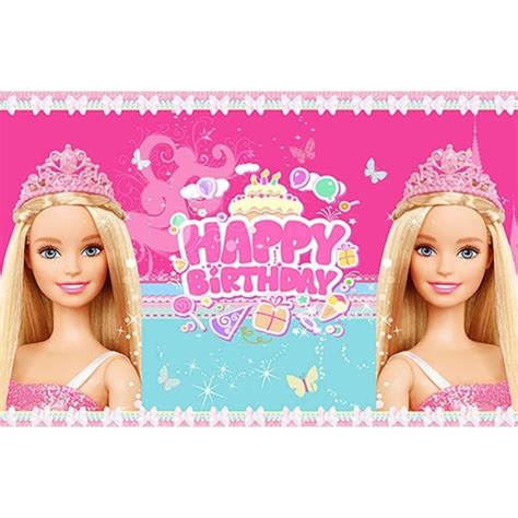 Jual Barbie Paket Perlengkapan Dekorasi Pesta Ulang Tahun Barbie