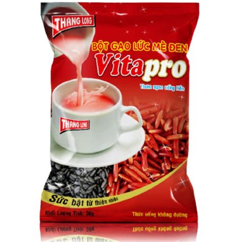 BỘt GẠo LỨc MÈ Đen Vitapro Không Đường