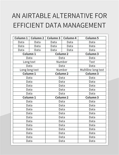 An Airtable Alternative For Efficient Data Management Excel Template