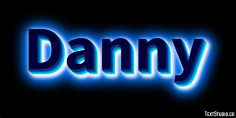 Danny Text Effect And Logo Design Name