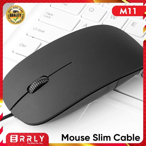 Jual Errly Mouse Slim Elegan M11 Kabel Usb Panjang 2meter Mouse Gaming
