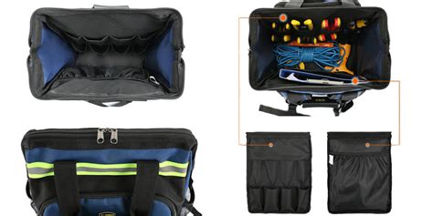 12 In Tool Backpack For Electrician Technician Tool Com