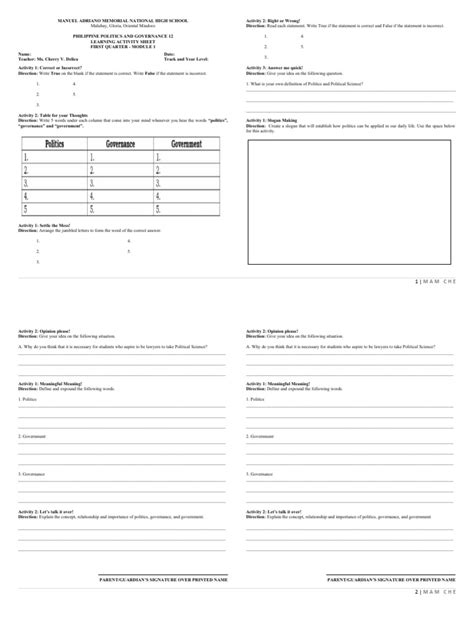 12 Ppg Activity Sheet Pdf Cognitive Psychology Cognition