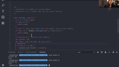 Javascript Algorithm Isprime Youtube