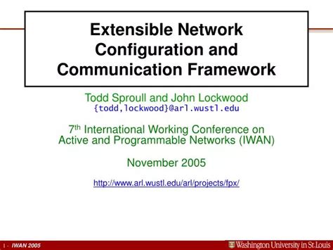 ppt extensible network configuration and communication framework powerpoint presentation id
