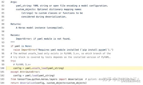 为修复一个代码执行安全漏洞，tensorflow决定不再支持yaml 知乎
