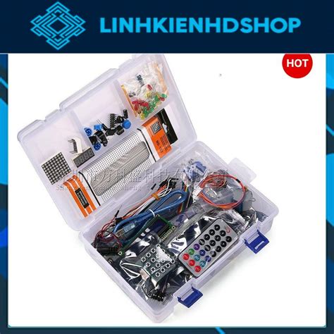 Bộ Kit Học Tập Arduino Uno R3 Cơ Bản Dành Cho Sinh Viên Bắt Đầu Lập