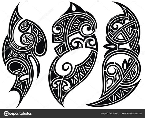 Decorative Ornaments Tattoo Vector Designs ⬇ Vector Image By