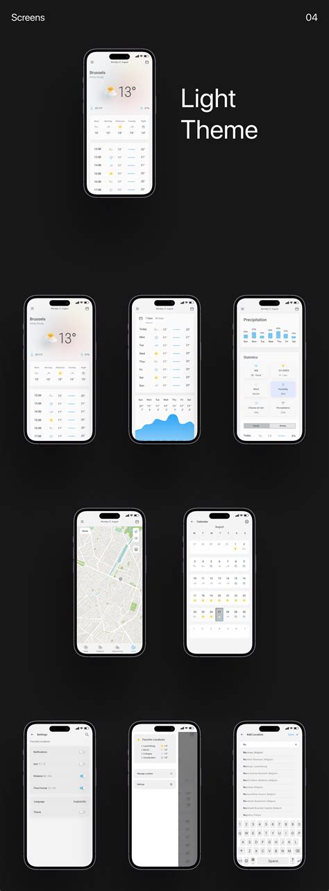 Weather App Uiux Behance