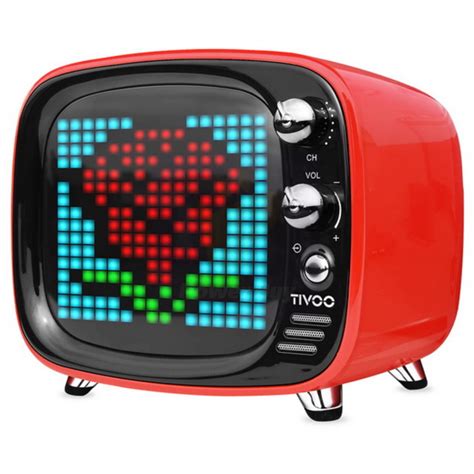 Buy Divoom Tivoo Bluetooth Speaker Red At Best Price Power Buy