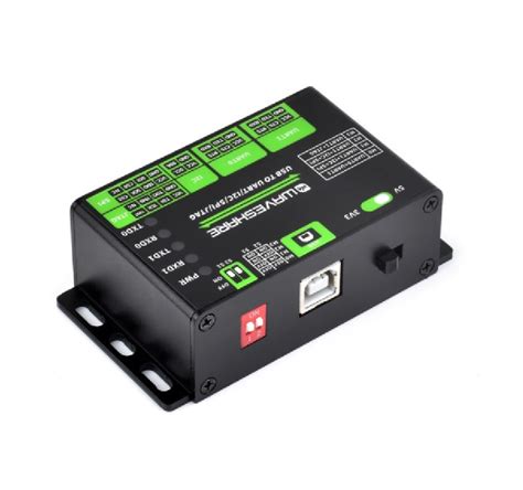 Waveshare Usb To Uart I2c Spi Jtag Converter Supports Multiple Interfaces