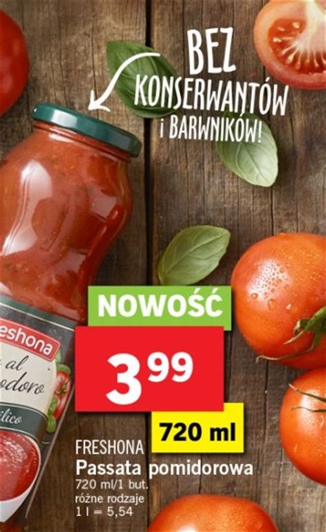 Archiwum Passata Pomidorowa Lidl 01 06 2017 03 06 2017