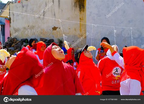 Bandung West Java Indonesia August 2023 Expressions Happiness Mothers