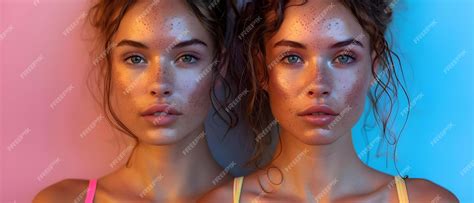 Premium Photo Woman Beforeafter Weight Loss Transformation Through