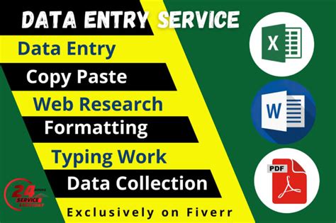 data entry pdf conversion typing excel data cleaning by kbsuka fiverr