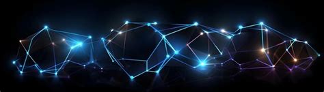 Glowing Futuristic Backdrop Of Dynamic Wireless Network Data