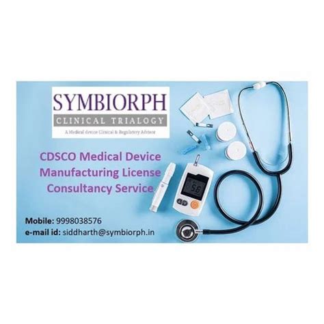 Cssd Medical Equipment Class Bclass C Manufacturing License Consultant