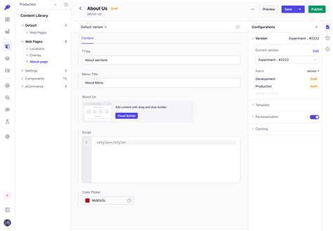 Styling Fields Support Experro