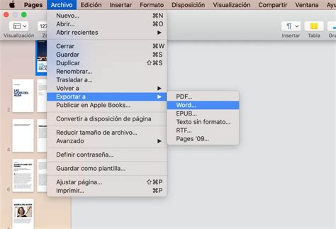 Cómo pasar documentos de Word a Pages y a la inversa