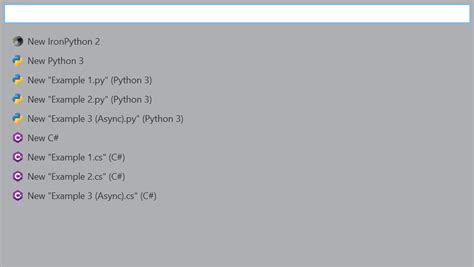scripteditor please add a new blank file in the dropdown menu