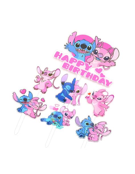 Cakedeco Taarttopper Lilo And Stitch Angel Set 7st