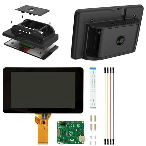 Official Raspberry Pi 7 Touchscreen With Pi 4 Compatible Case