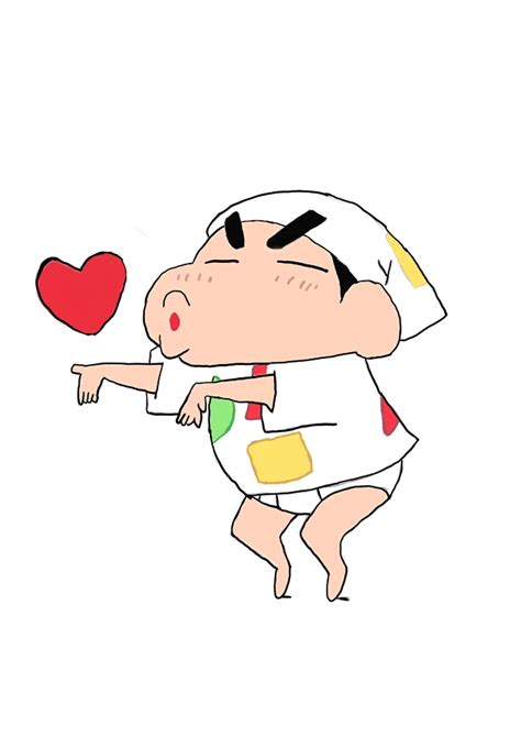 手绘 蜡笔小新 花瓣网