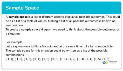 Sample Space Diagram Gcse Maths Steps And Examples