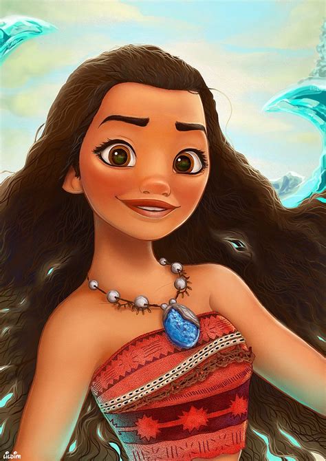 Moana Disney Princess Fanart By Lildim By Daviddimitridolce Moana My