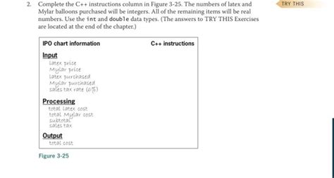 Solved Complete The C Instructions Column In Figure 3 25