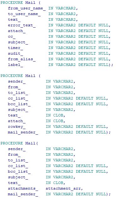 Procedure Command Sys Mail Is Overloaded IFS Community