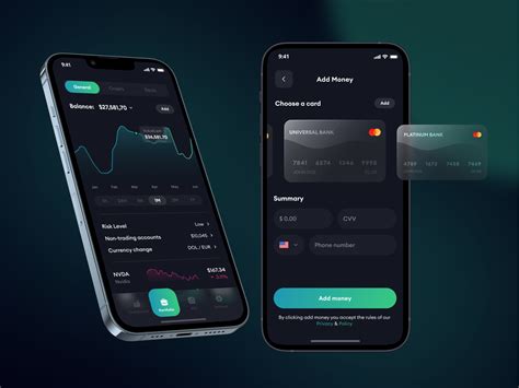 stocks market mobile application by ihor masalitin on dribbble