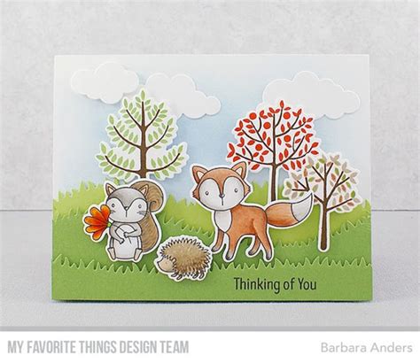 Mft Stamps Woodland Friends Die Namics S Doodlebugs