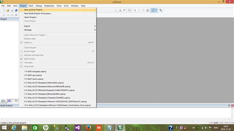 Hex File Generation Using Keil