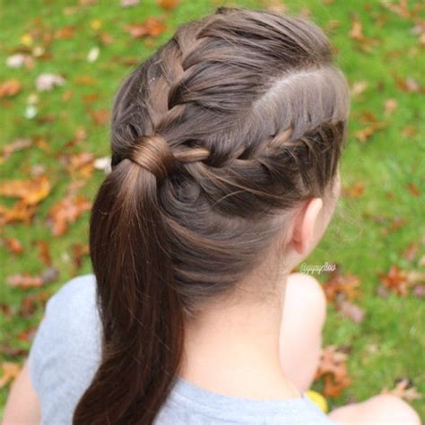 French Braids Into A Ponytail Which I Did A While Ago What Do You Think Have A Nice Friday