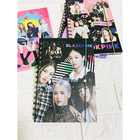 Blackpink Spiral Bounded Ruled Notebook Random Design Cots And