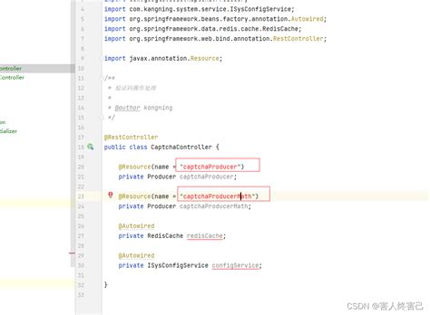 使用resouce注解依赖注入对象时，对象名称报错a Component Required A Bean Named