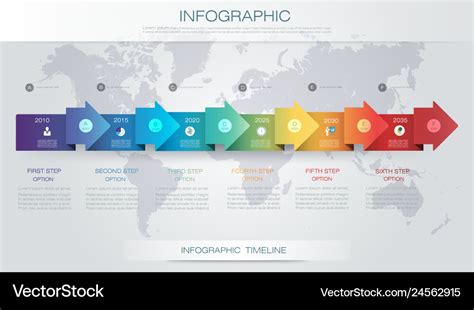 timeline 3d infographic royalty free vector image 41 off