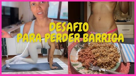 Treino Para Secar A Pochete Da Barriga Em Casa Desafio1 Youtube