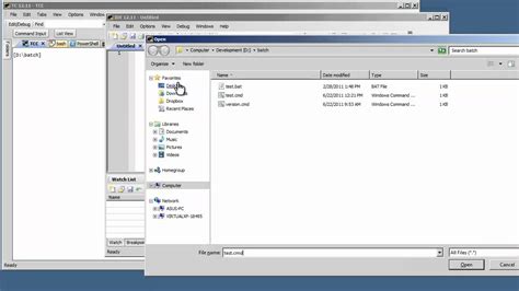 Creating And Debugging Windows Batch Files With Take Command Youtube